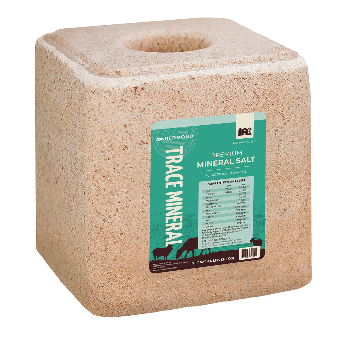 Added Trace Mineral Block – Redmond Agriculture